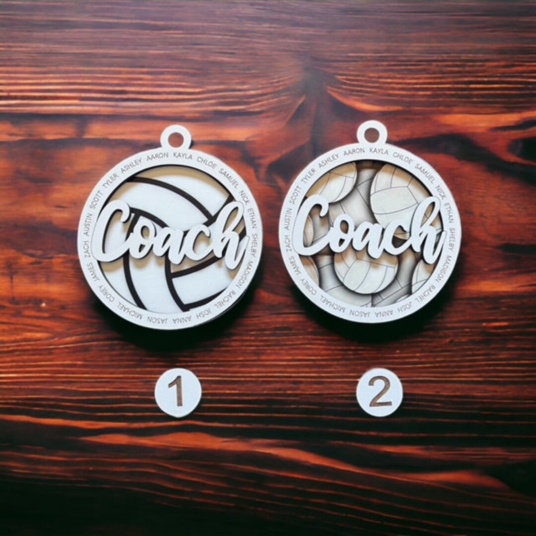 Personalized Volleyball Coach Ornament/ Coach Ornament/ Volleyball ...