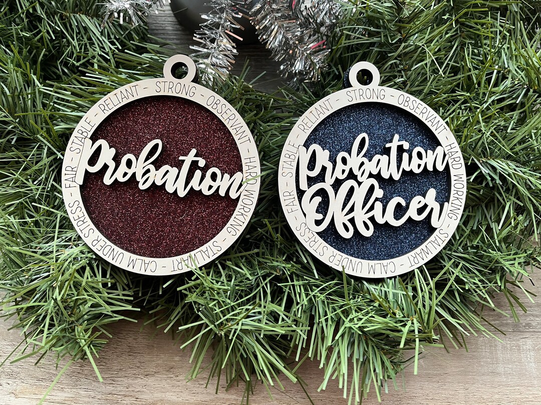Probation Ornament/ Probation Ornament/ Probation Gift/ Christmas ...