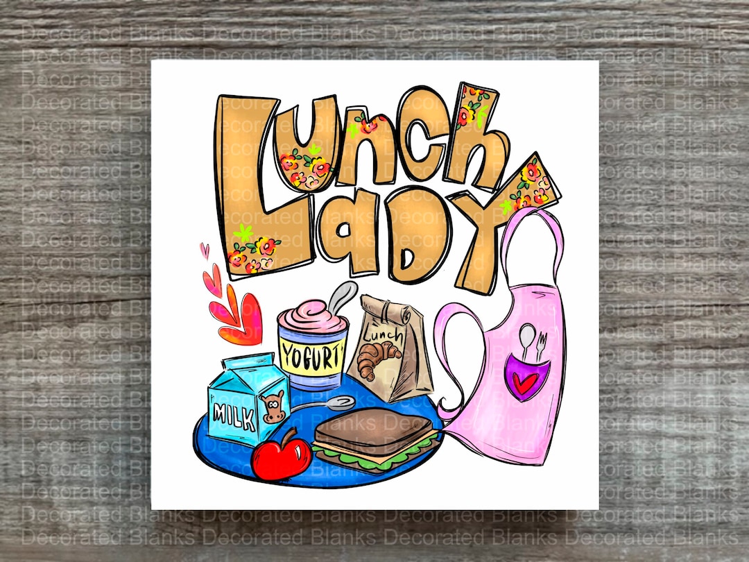 Lunch Lady Plaque/ Lunch Lady Sign/ Lunch Lady Gift/ Gift for Lunch ...
