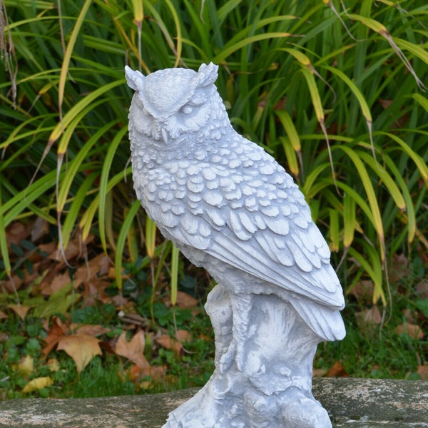Concrete Owl - Etsy