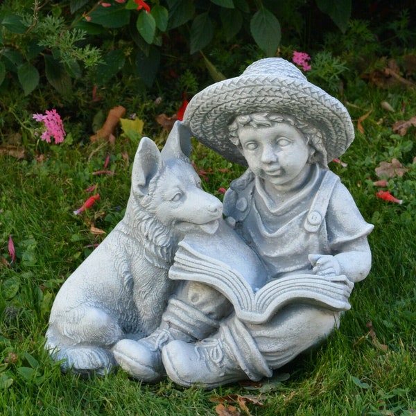 Girl Reading Statue - Etsy