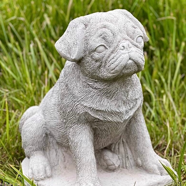 Pug Statue - Etsy