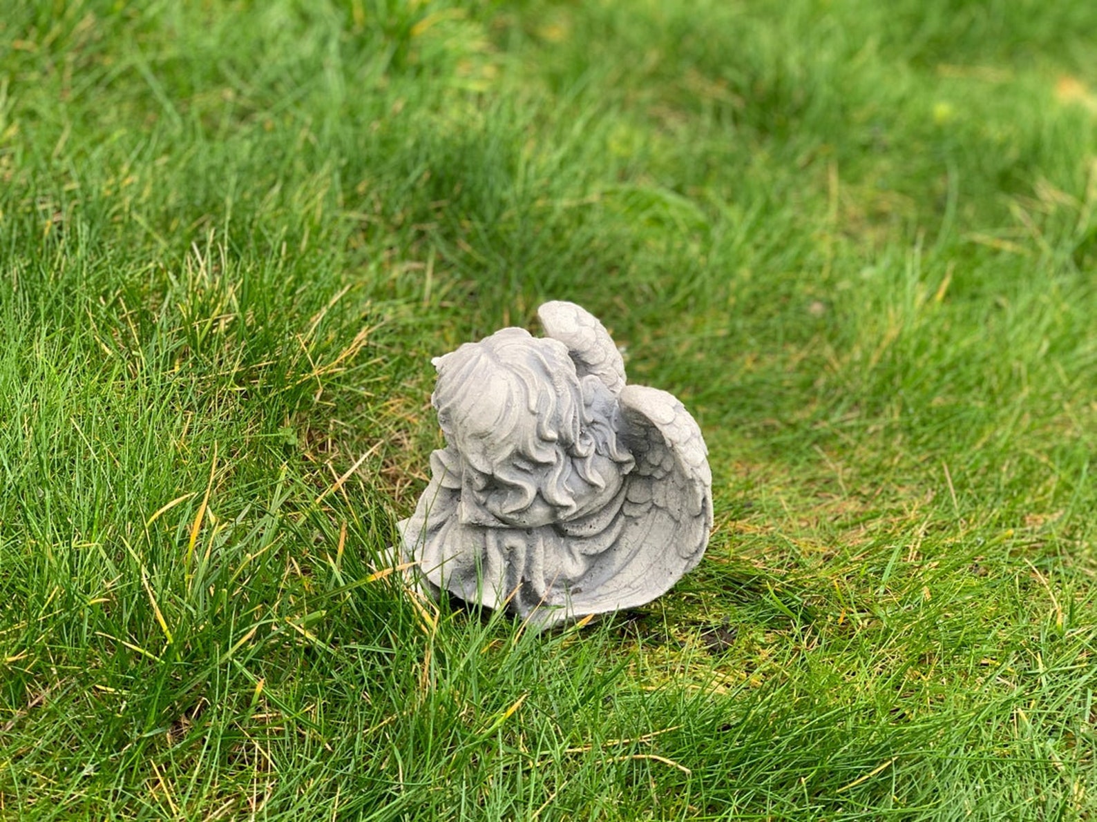 Sleeping Baby Angel Small Stone Baby Angel Figurine Angel - Etsy