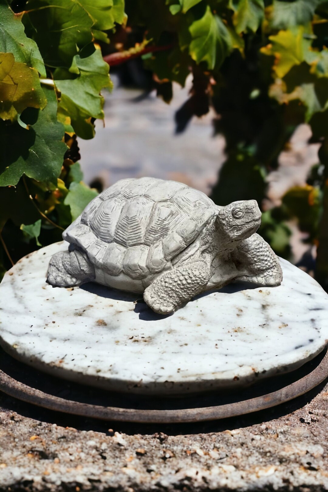 Turtle Sculpture Concrete Turtle Turtle Figure Turtle Garden - Etsy