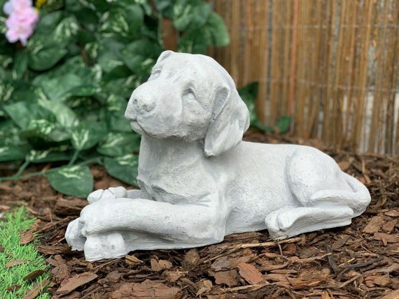 Large detailed labrador Cement labrador sculpture Garden labrador ...