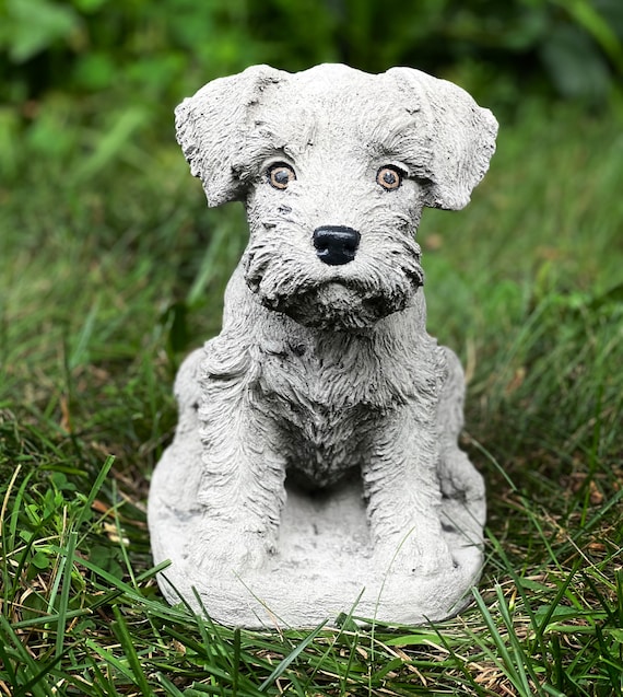 Outdoor Schnauzer Statues