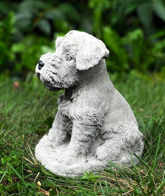 Outdoor Schnauzer Statues