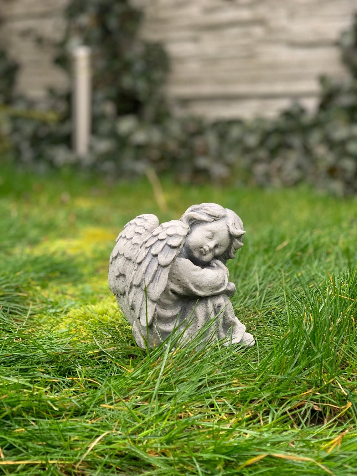 Sleeping Baby Angel Small Stone Baby Angel Figurine Angel - Etsy