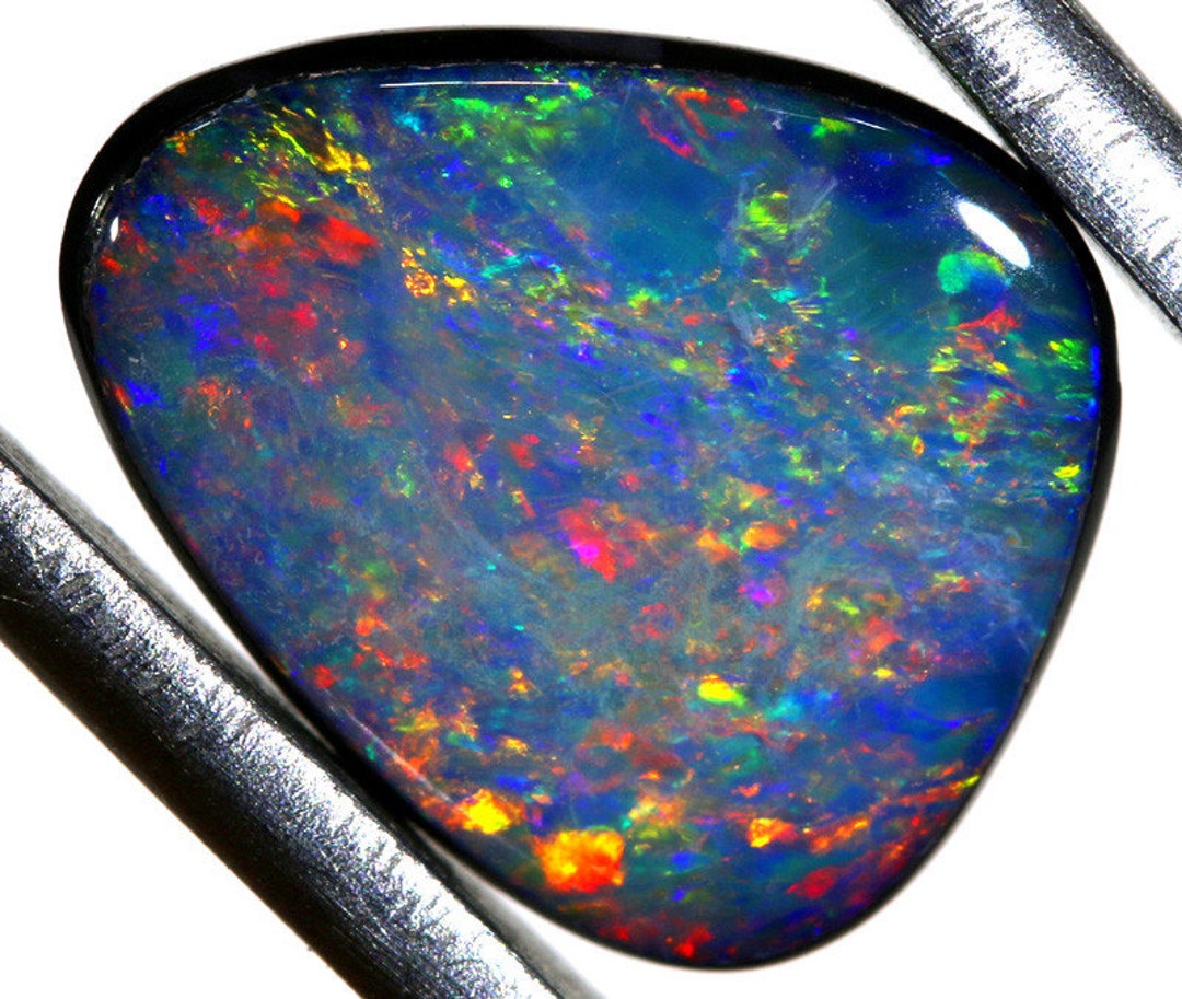 3.13 CTS L.ridge Opal Doublet on Black Potch Stone TBO-A236 - Etsy