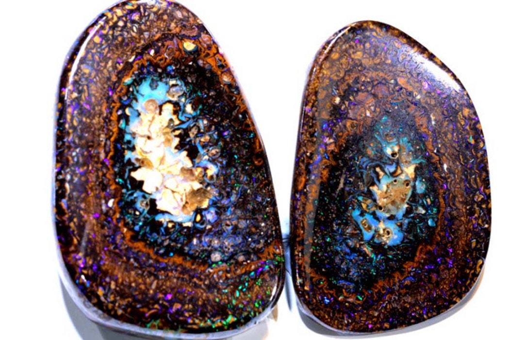 355 CTS Yowah Opal Nut Polished Pair INV-1816 - Etsy
