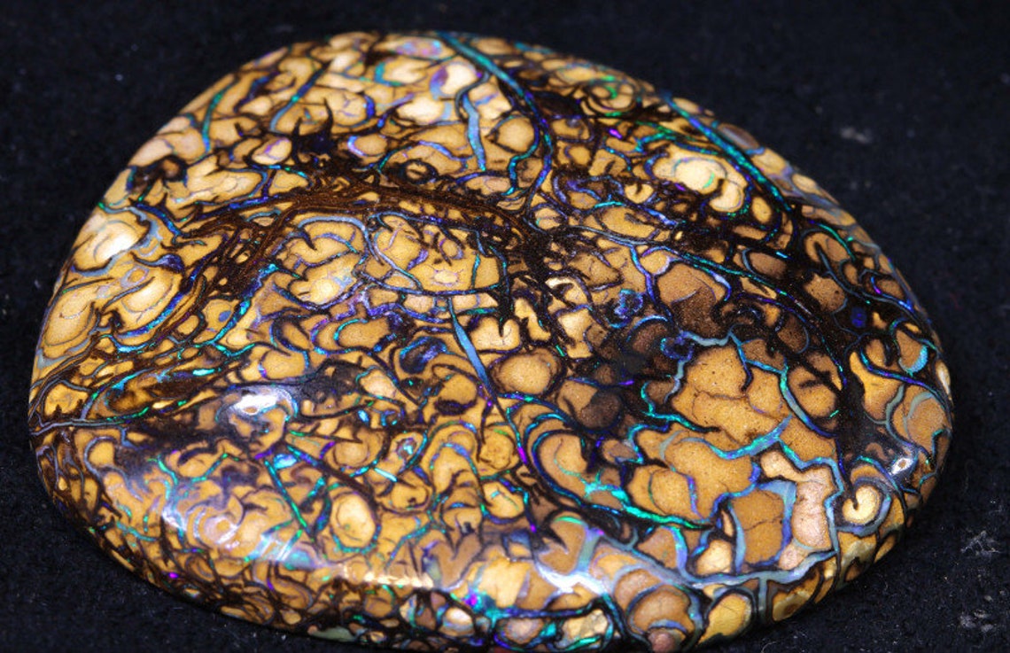 123.25CTS Yowah Opal Beautiful Tribal Pattern NC-9511 Niceopals - Etsy