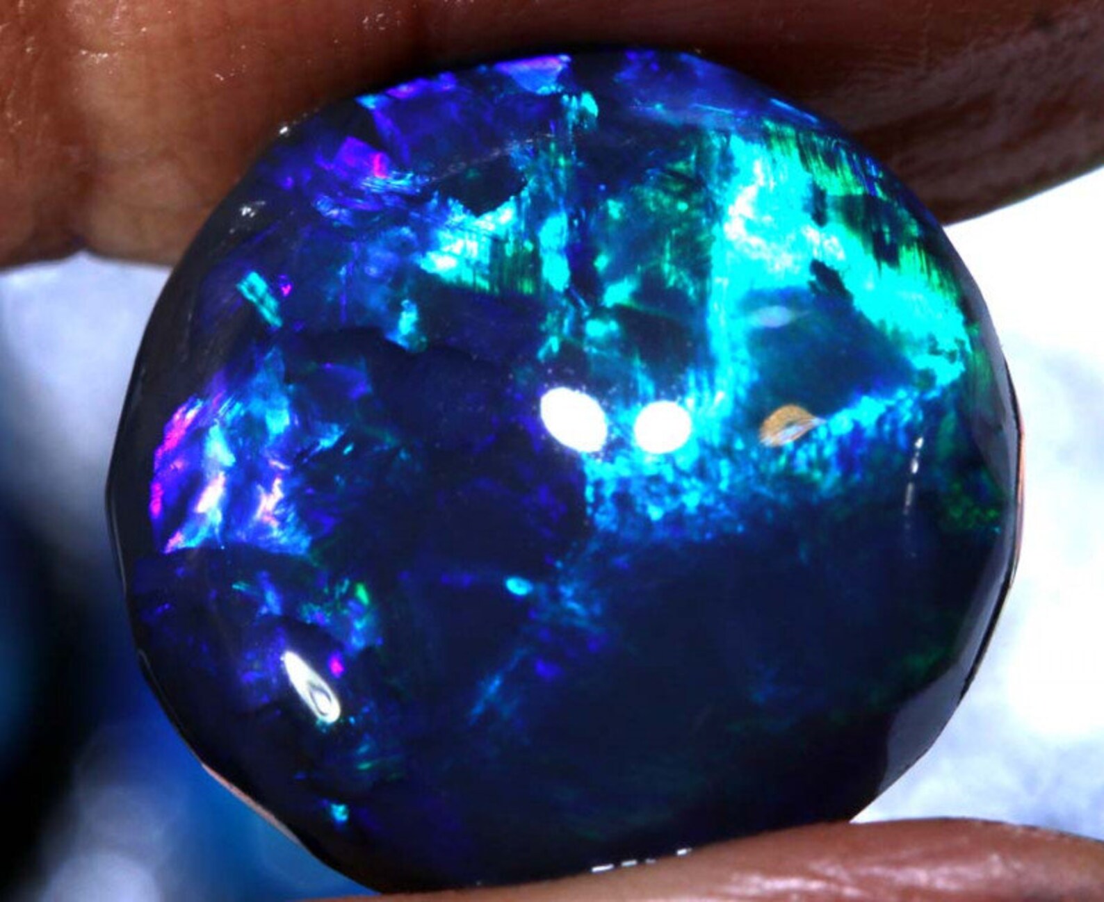 N1 BIS N5 1098 Karat Qualität Schwarzer Opal Edelstein | Etsy