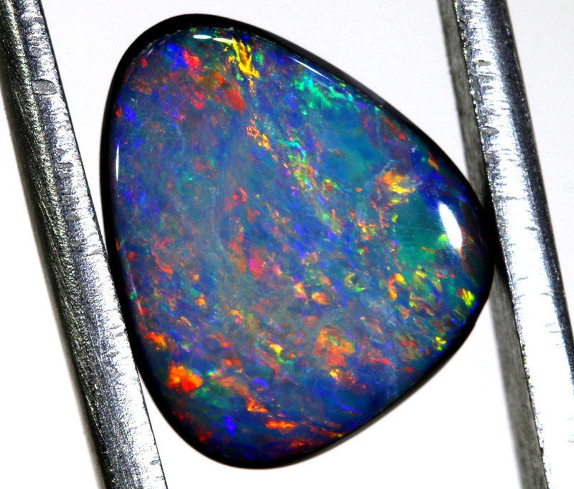 3.13 CTS L.ridge Opal Doublet on Black Potch Stone TBO-A236 - Etsy