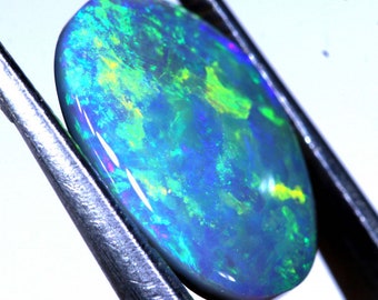 3.13 CTS L.ridge Opal Doublet on Black Potch Stone TBO-A236 - Etsy