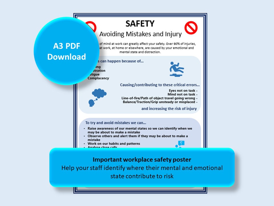 Injured At Work Poster