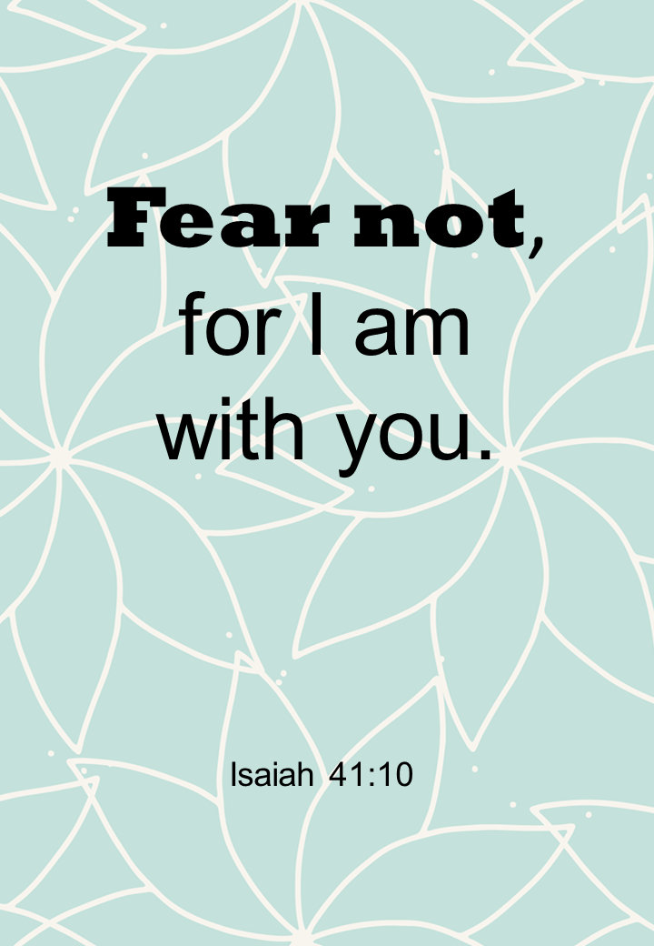 Isaiah 41:10 Bible Verse Poster Printable Digital Download - Etsy Australia