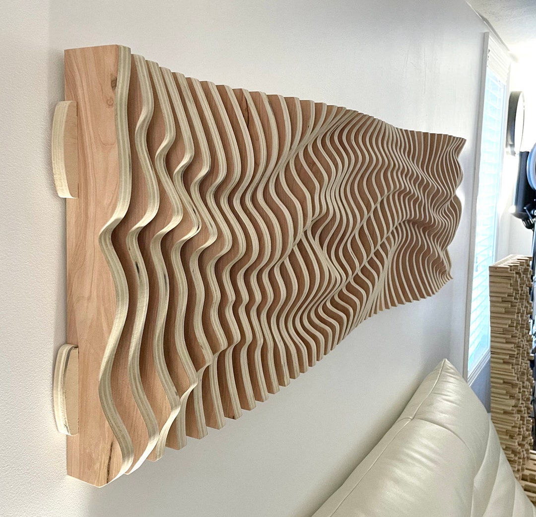 Parametric 3D Wave Wall Sculpture - Etsy