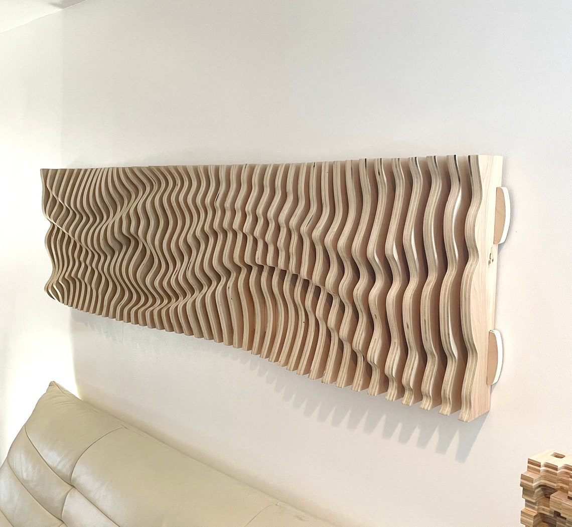 Parametric 3D Wave Wall Sculpture - Etsy