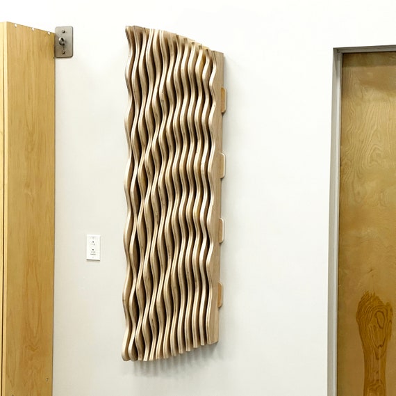 Flowing Parametric 3D Wave Artwork Acoustic Panel | Etsy