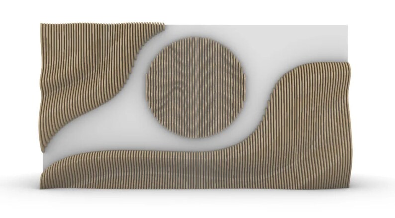 Parametric 3 Piece Showcase Wave Wall 8' H X 15' W - Etsy