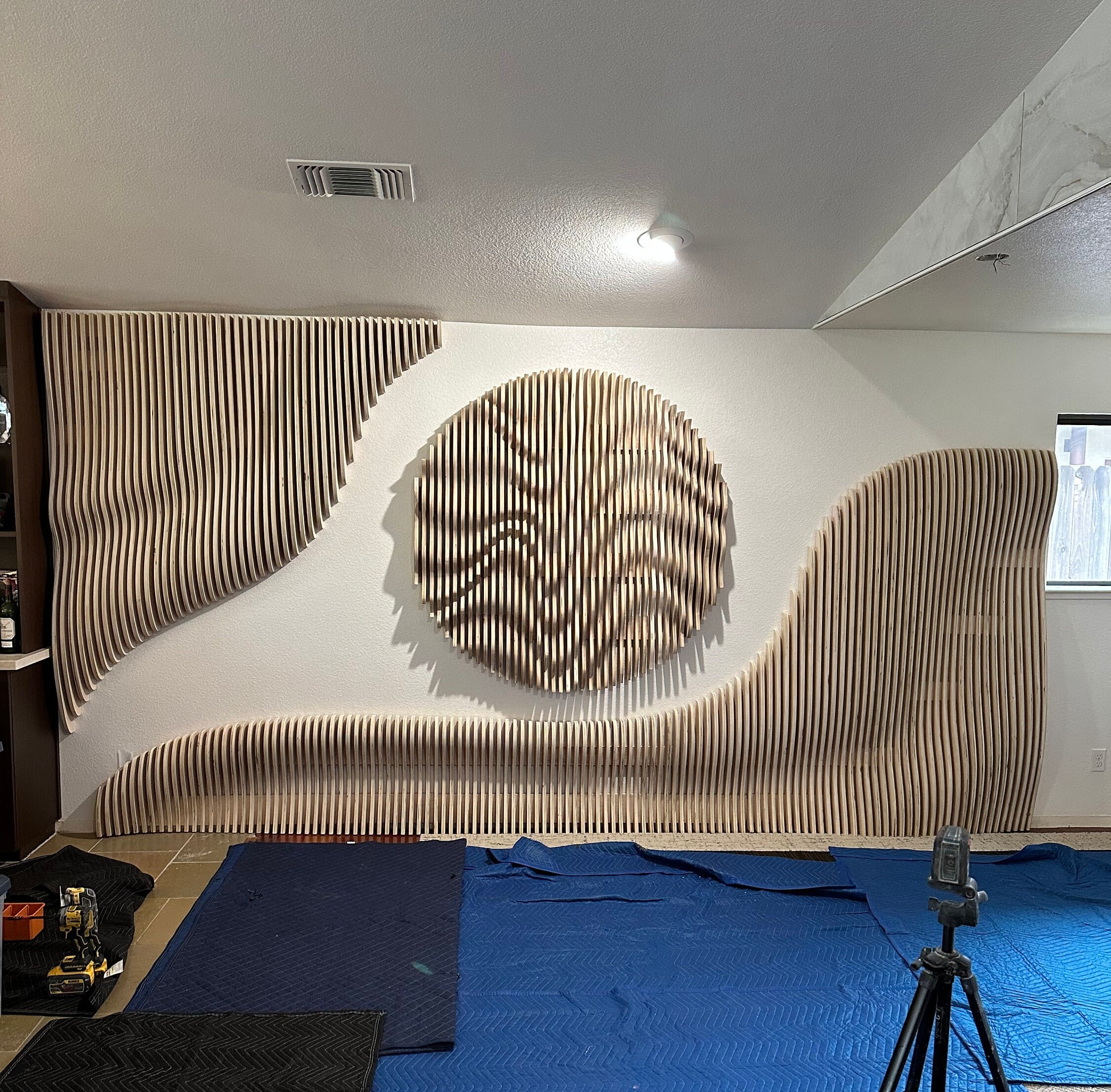 Parametric 3 Piece Showcase Wave Wall - 8' H X 15' W - Etsy