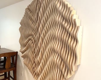 Modified Parametric 3D Wave Wall Artwork Acoustic Panel | Etsy