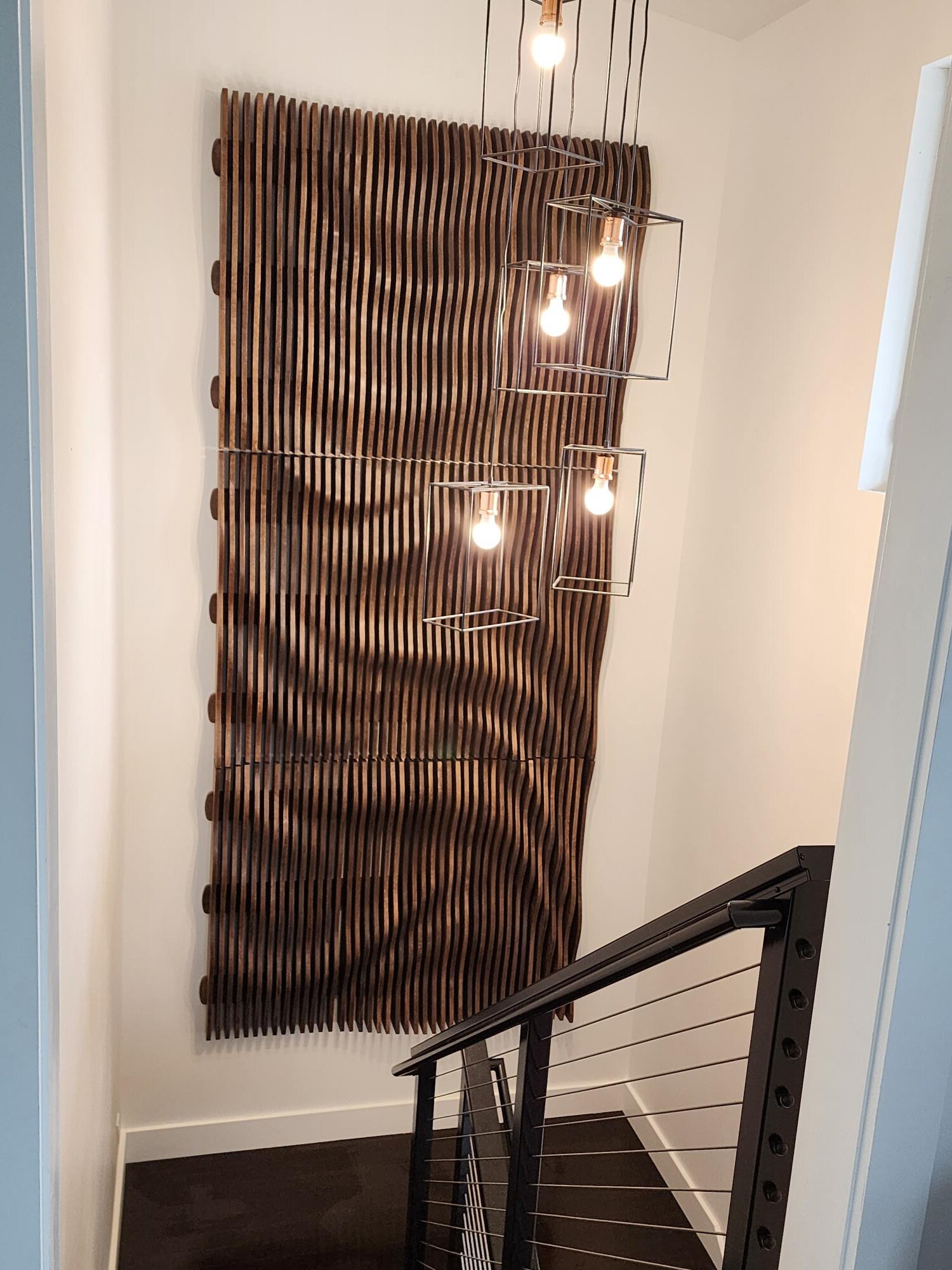 Giant Parametric 3D Wave Wall Artwork Wave - 11'6" H X 5' W - Etsy