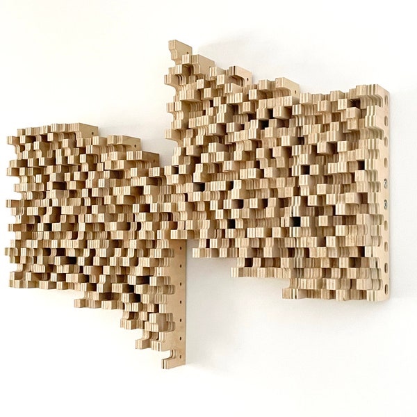 Parametric Wavy Wooden Wall Decor - Etsy