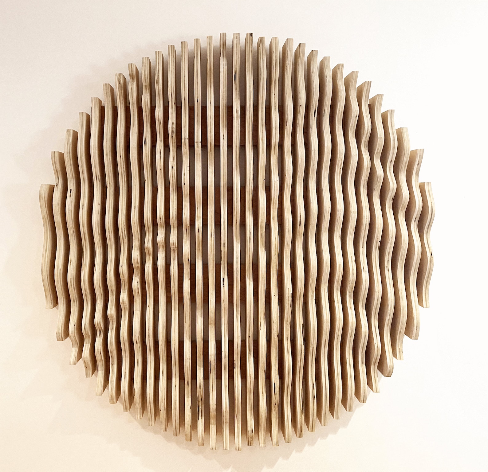 4ft Circle Parametric 3D Wave Artwork, Acoustic Panel - Etsy