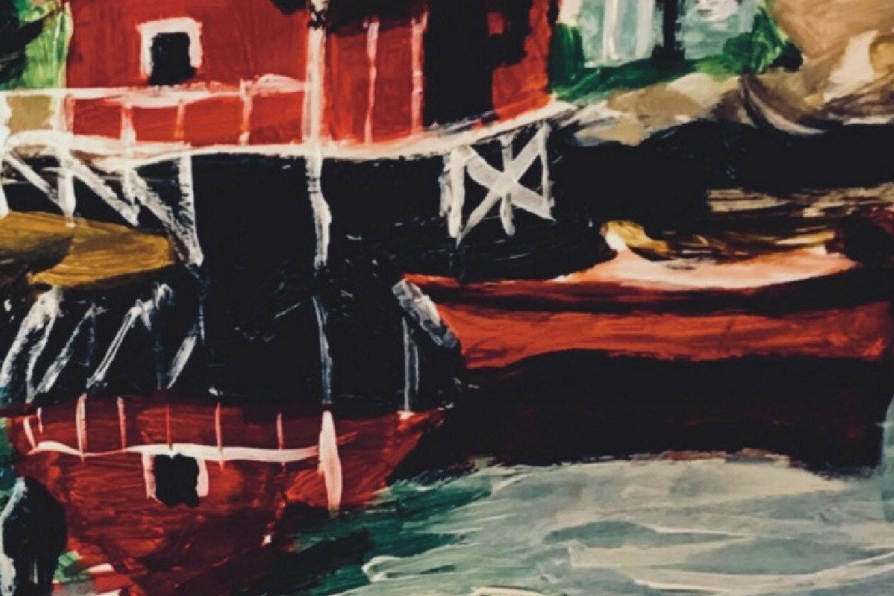 Digital Boats Printable Nature Digital Print, Marina Digital Artwork ...