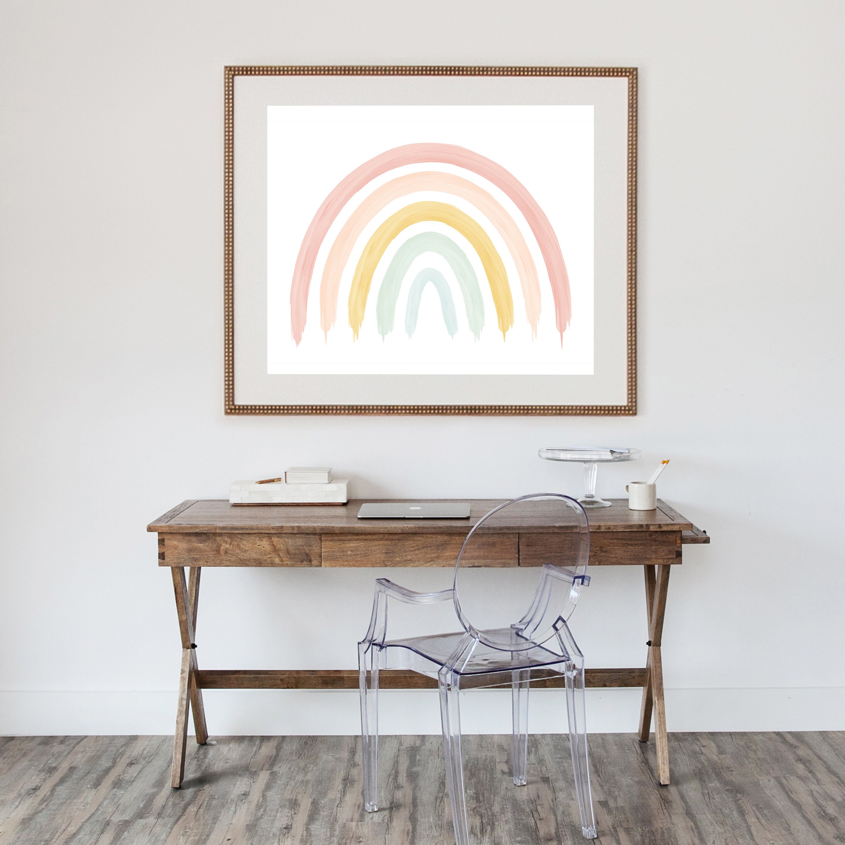 Watercolor Rainbow Art Print (printable Digital Download) - Etsy