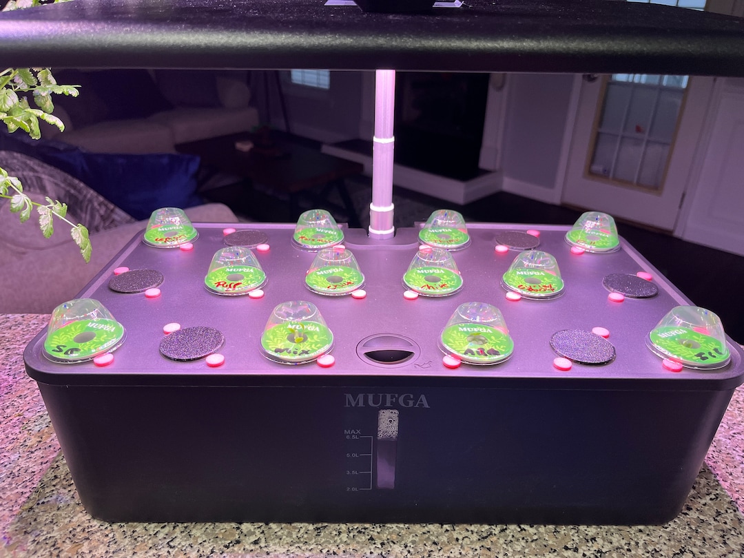 Mufga/idoo Indoor Hydroponic Gardening System - Support Rod Hole Plugs ...