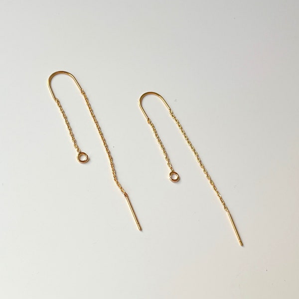 Ear Thread Earrings - Etsy