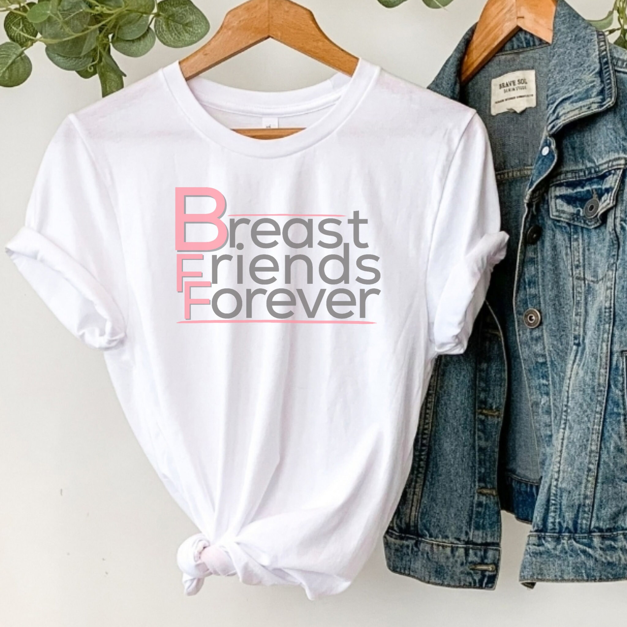 Cancer Gift, Breast Friends Forever, Gift For, Cancer Survivor Shirt ...