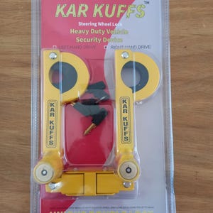 Kar Kuffs Steering Wheel Lock. Introductory Offer! for Cars, Vans ...