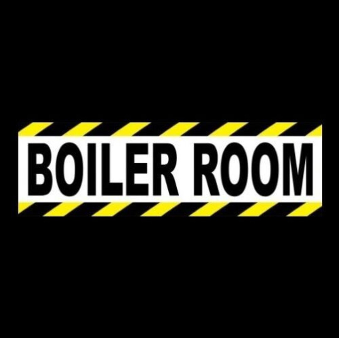 New "boiler Room" Industrial STICKER Decal Sign Warning, Business, Osha ...