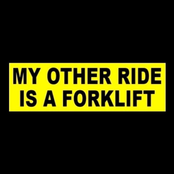 Forklift Decal - Etsy
