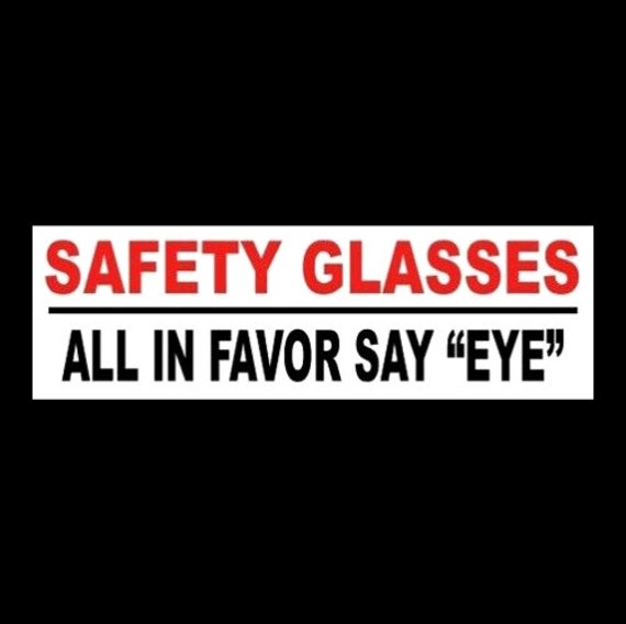 Osha Goggles Stickers OSHA Notice Signs Safety Glasses And Safety
