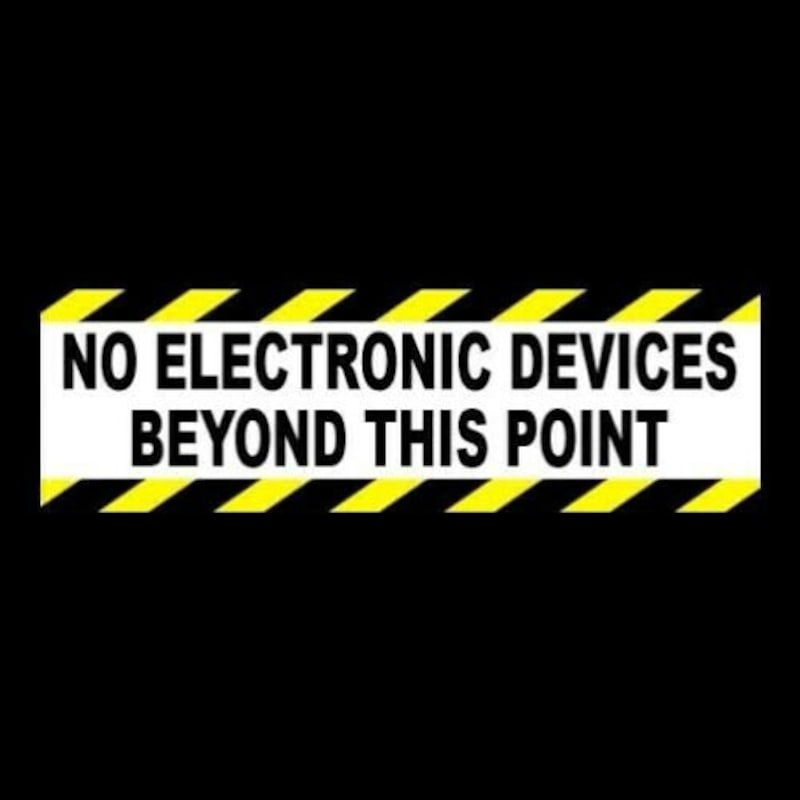 No Electronic Devices Signs - Etsy