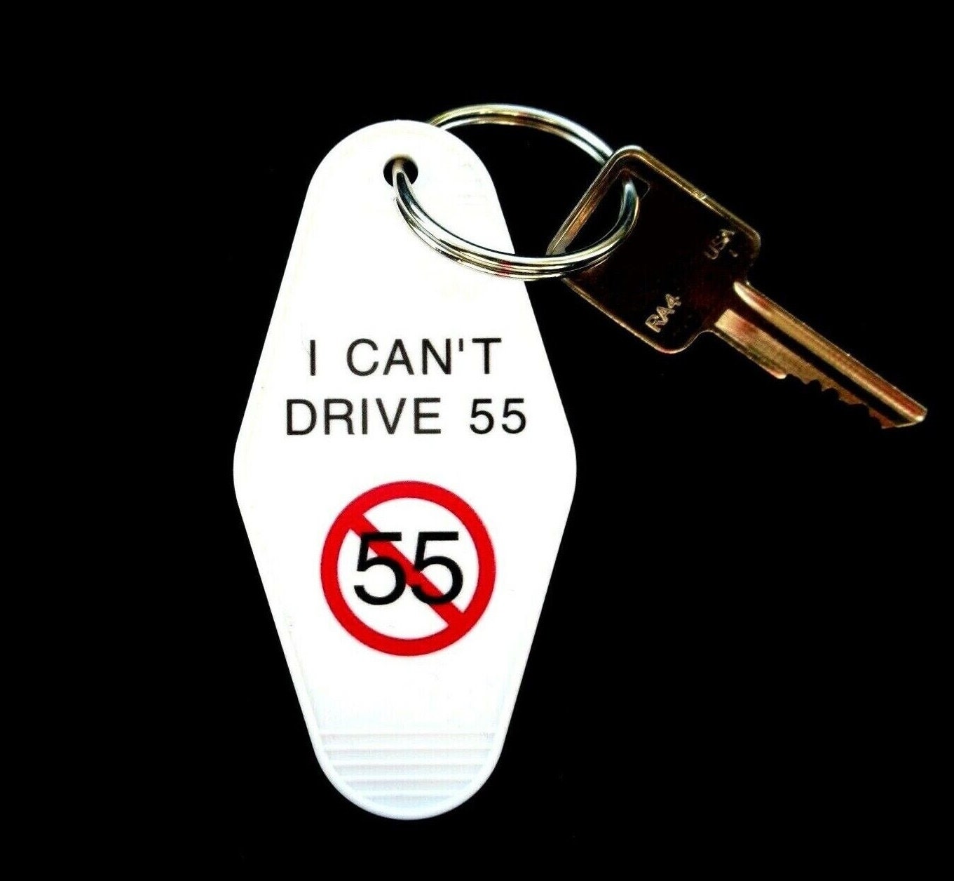 Funny "i CAN'T DRIVE 55" Key Tag, Hot Rod, Street Racing, Muscle Car ...