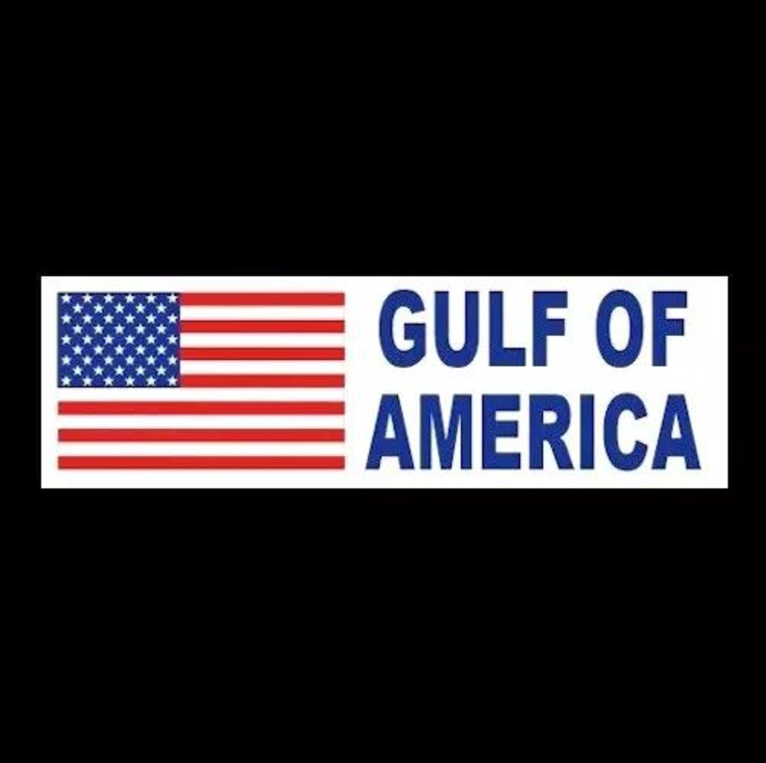 New "gulf OF America" Bumper Sticker, Pro Donald Trump Sign Trump 2024 ...