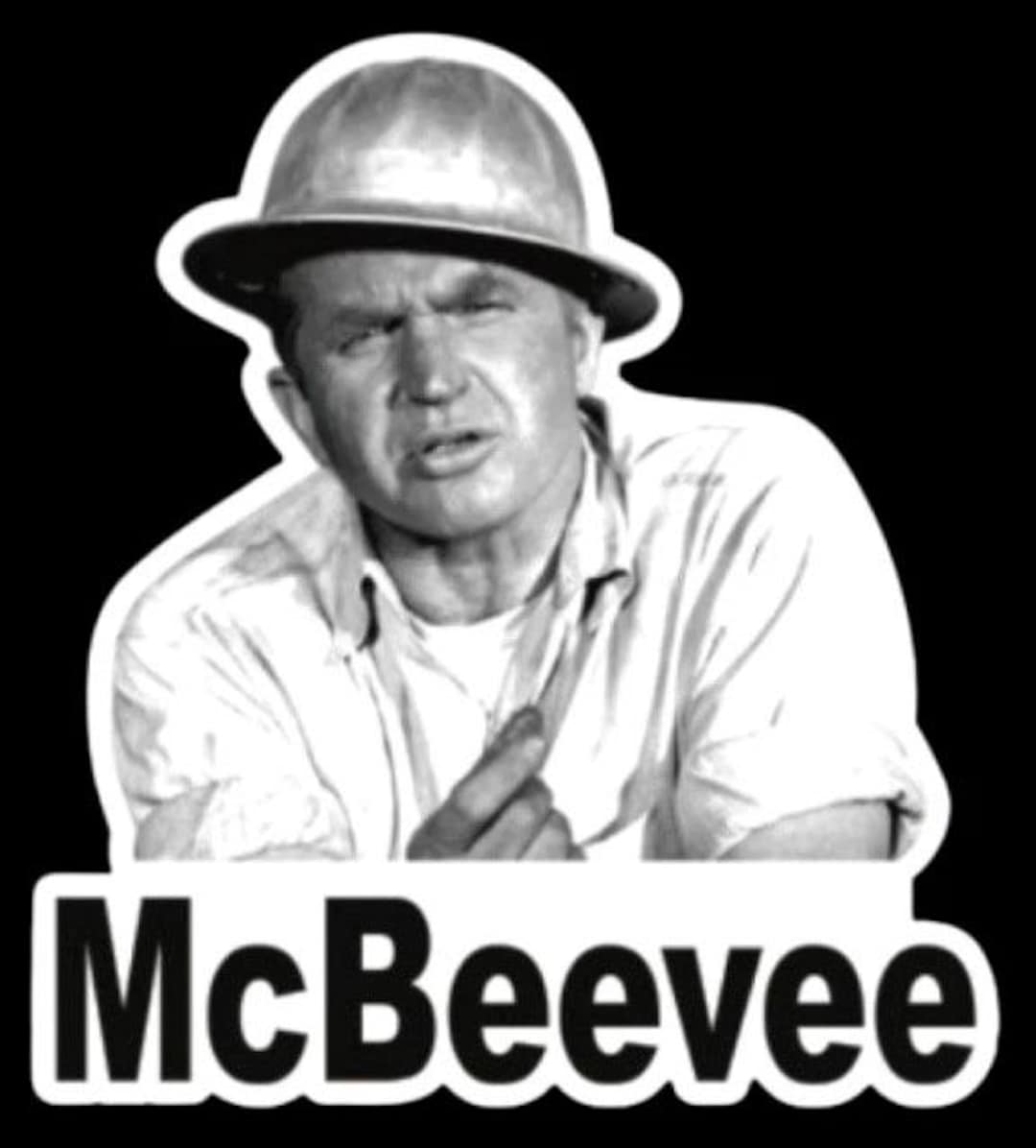 Funny "mcbeevee" the Andy Griffith Show DECAL, BUMPER STICKER, Barney ...