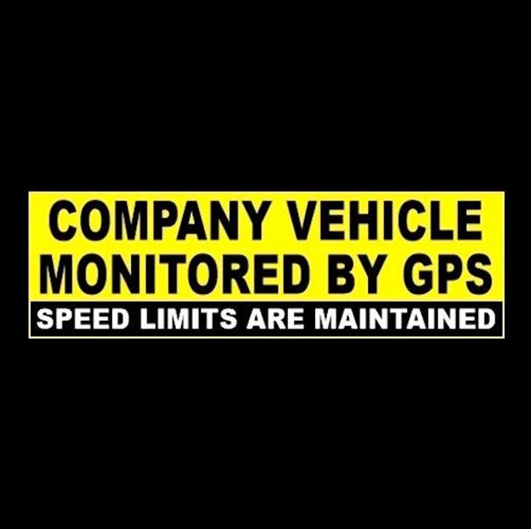 New "company Vehicle Monitored by GPS - Speed Limits Are Maintained ...