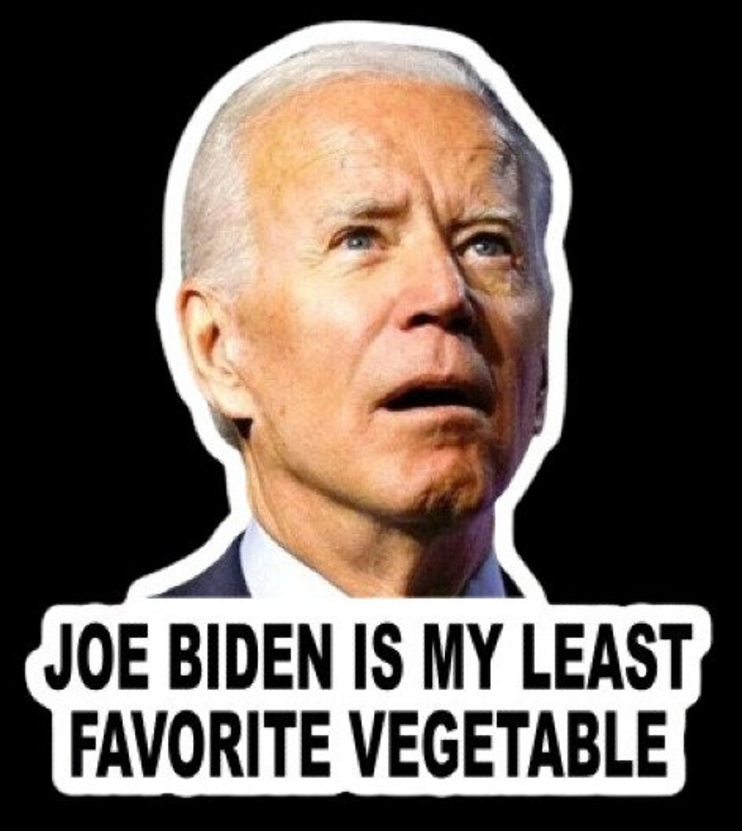 Funny "joe Biden is My Least Favorite Vegetable" Vinyl DIE CUT DECAL ...