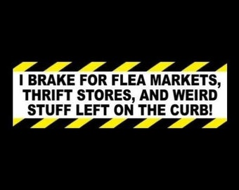 I Brake for Roadkill Bumper Sticker - Etsy