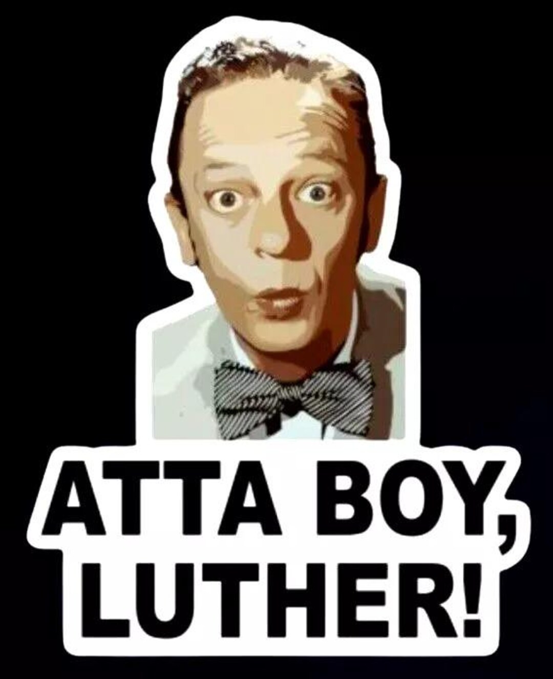 Funny "atta BOY, Luther!" the Ghost and Mr. Chicken Die Cut Decal ...