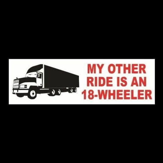 18 Wheeler Decal