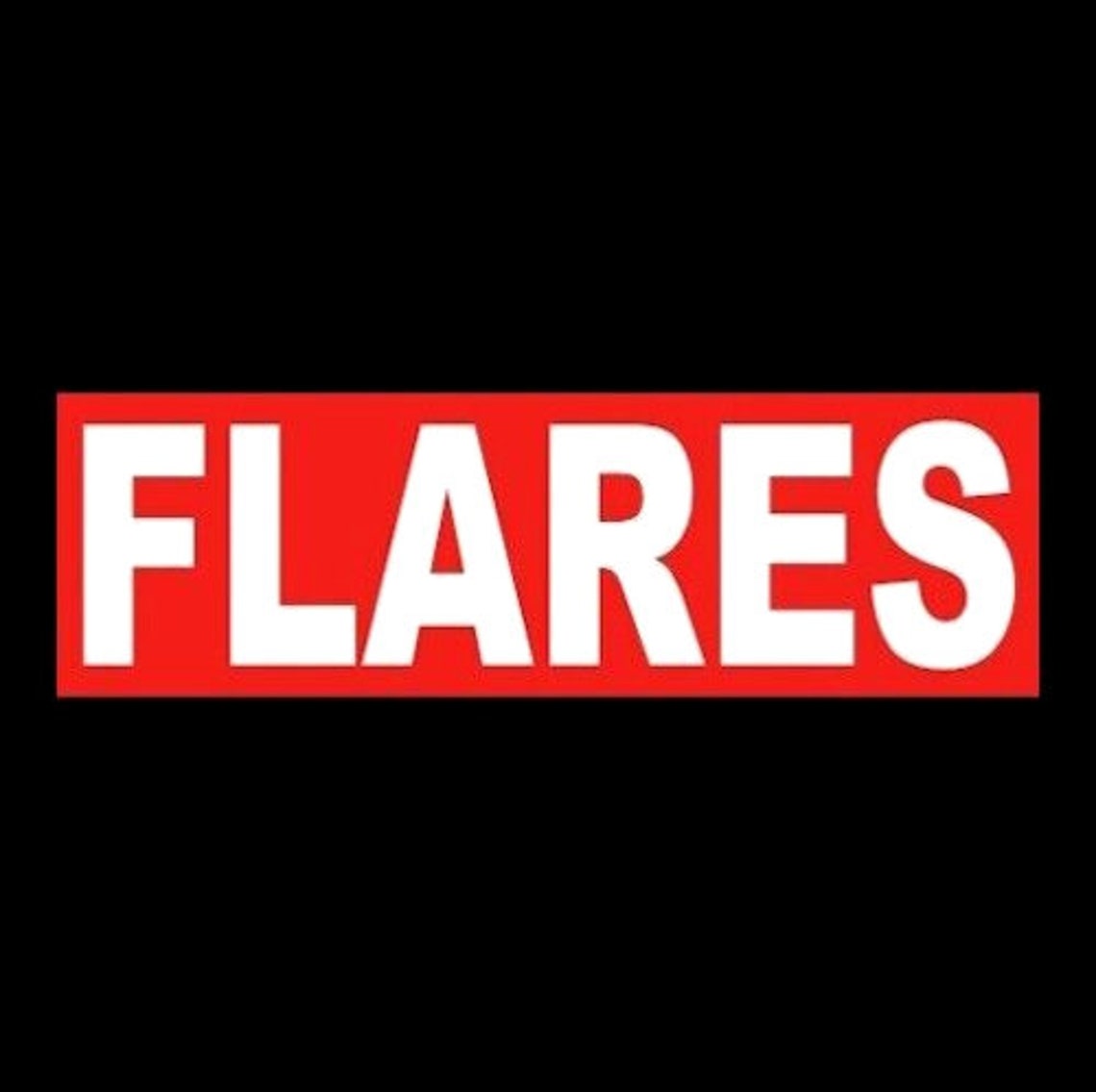 New "flares" Marine Safety Car Boat STICKER Decal Sign Ship Distress ...