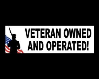 Metal Signs for Veteran Owned Business - Etsy