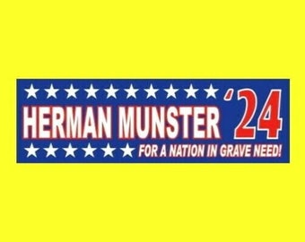 Herman Munster Sticker - Etsy